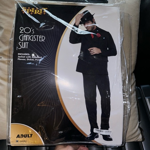 Spirit | Accessories | Spirit Halloween Costume 2s Gangster Suit Adult ...
